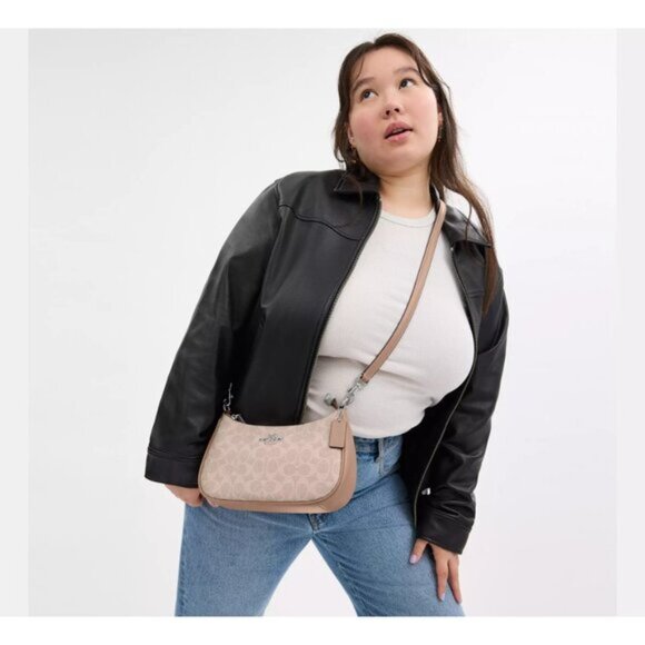 Coach | Bags | Teri Shoulder Bag In Signature Canvas Cv933 | Poshmark